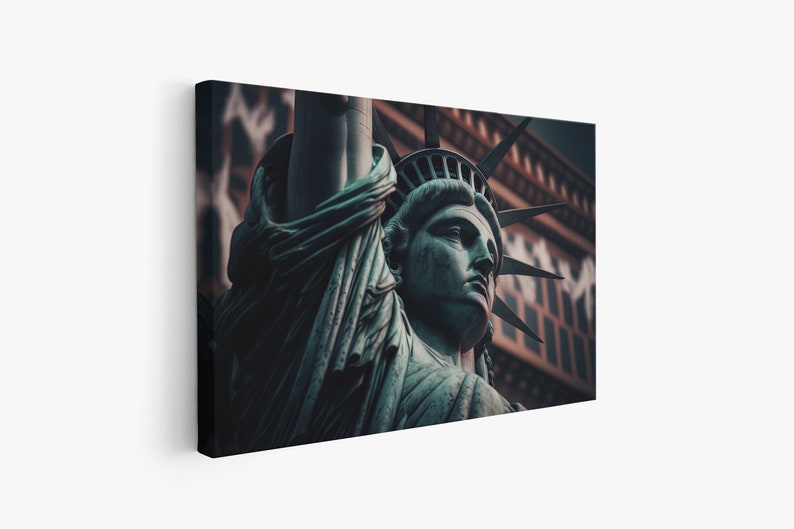 Statue of Liberty Canvas Print, New York City Wall Art - Etsy Canada