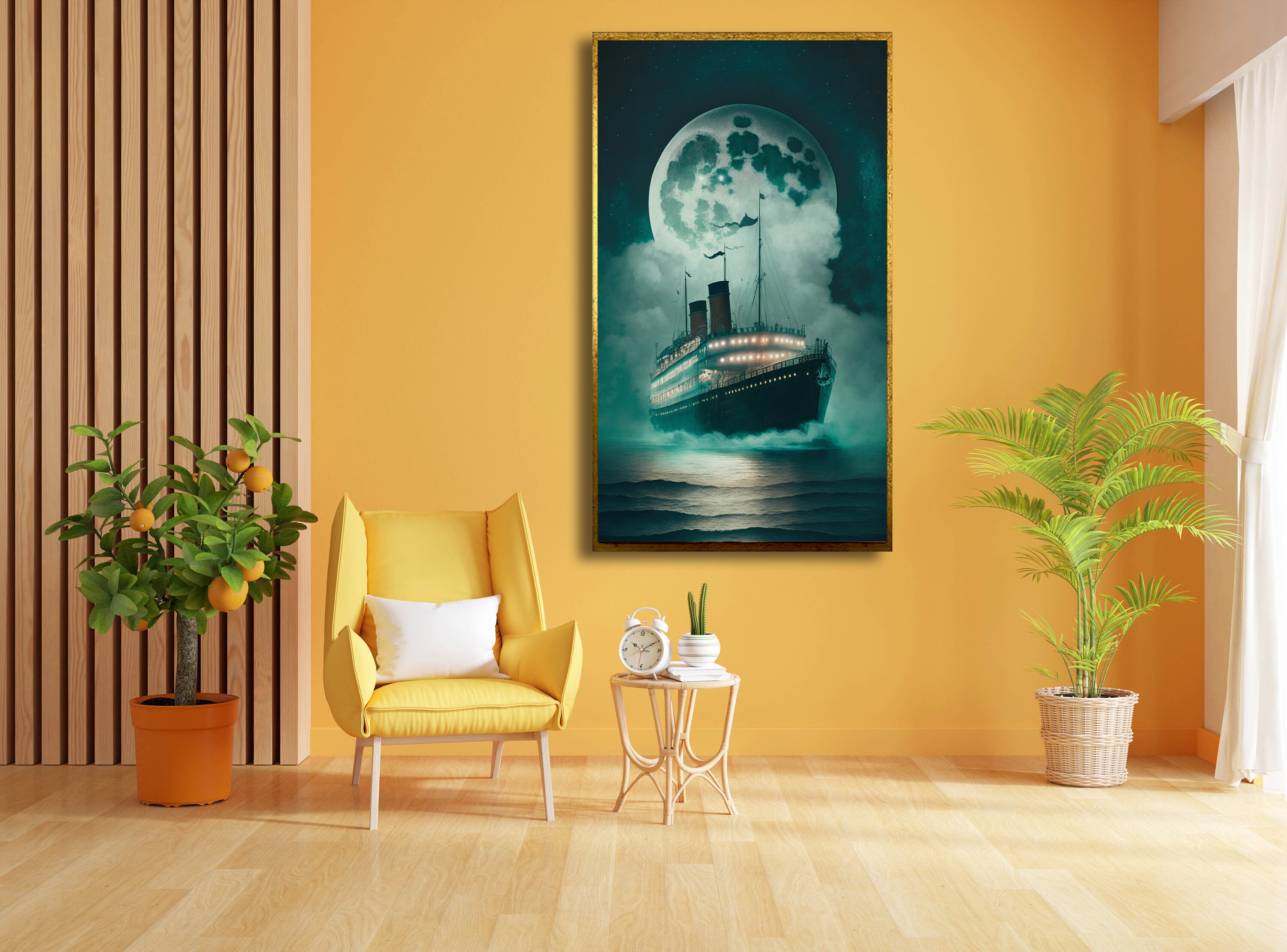 Titanic Canvas Wall Art Titanic Poster, Maritime Artwork, Titanic ...