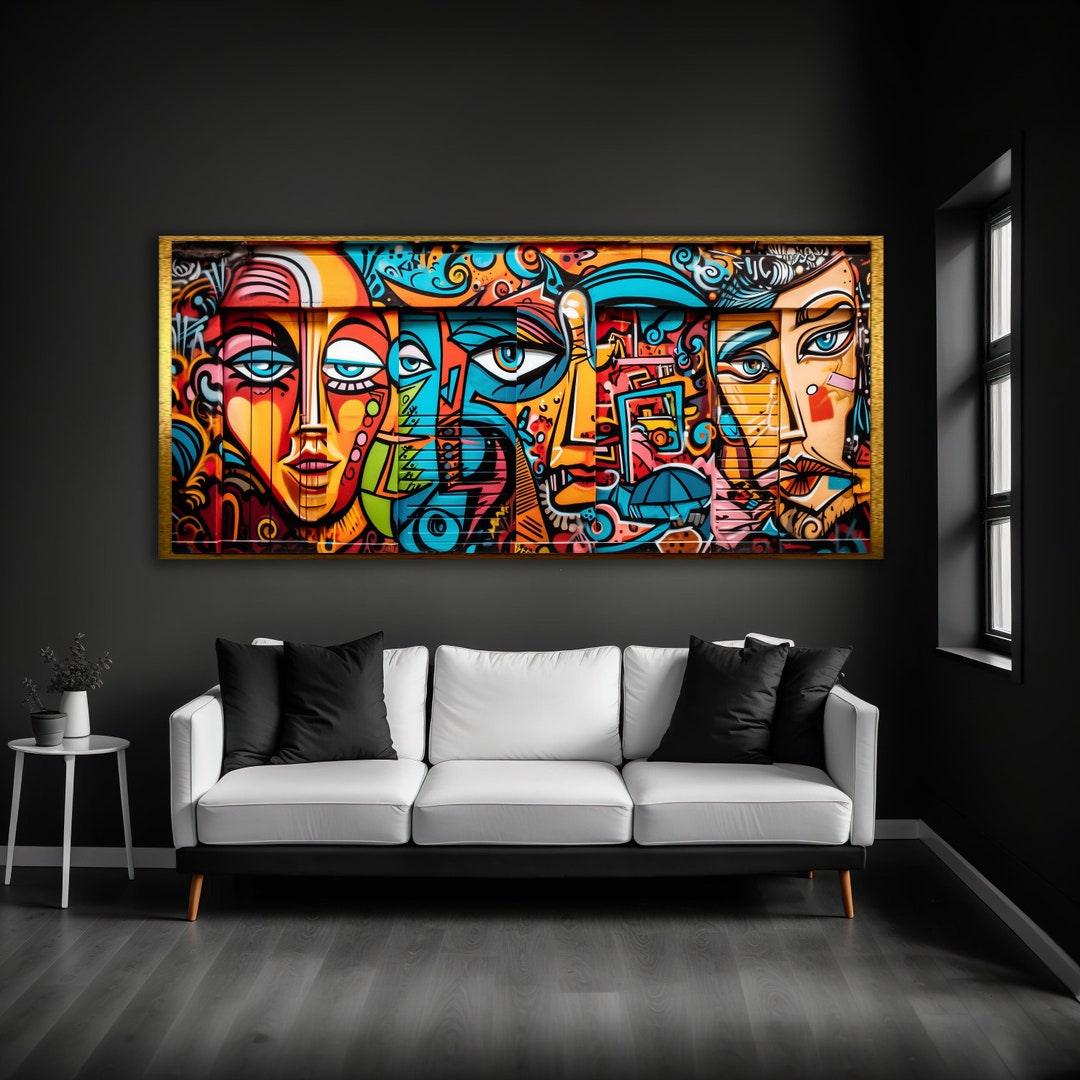Beautiful Cubism Graffiti Wall Art , Cubism Picasso Style Art , Cubism ...