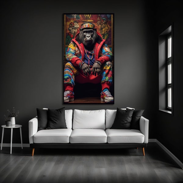 Monkey Wall Art - Etsy