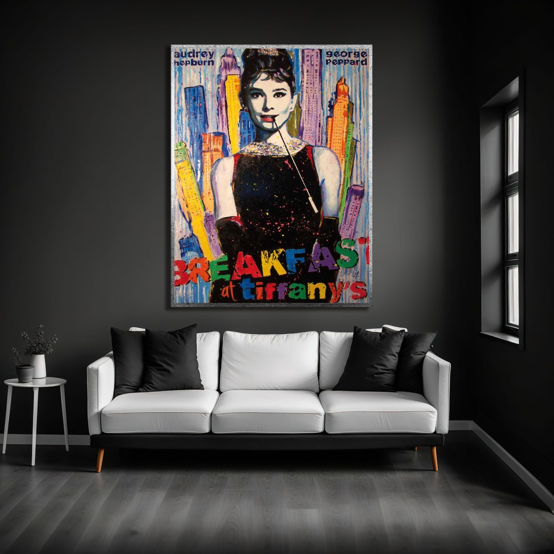 Audrey Hepburn Canvas Printing, Audrey Hepburn Poster Print Art, Famous ...