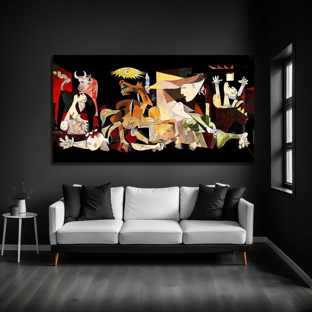 Guernica Wall Decor, Pablo Picasso Prints Art, Reproduction Canvas ...