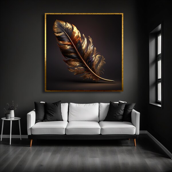 Feather Art Print - Etsy