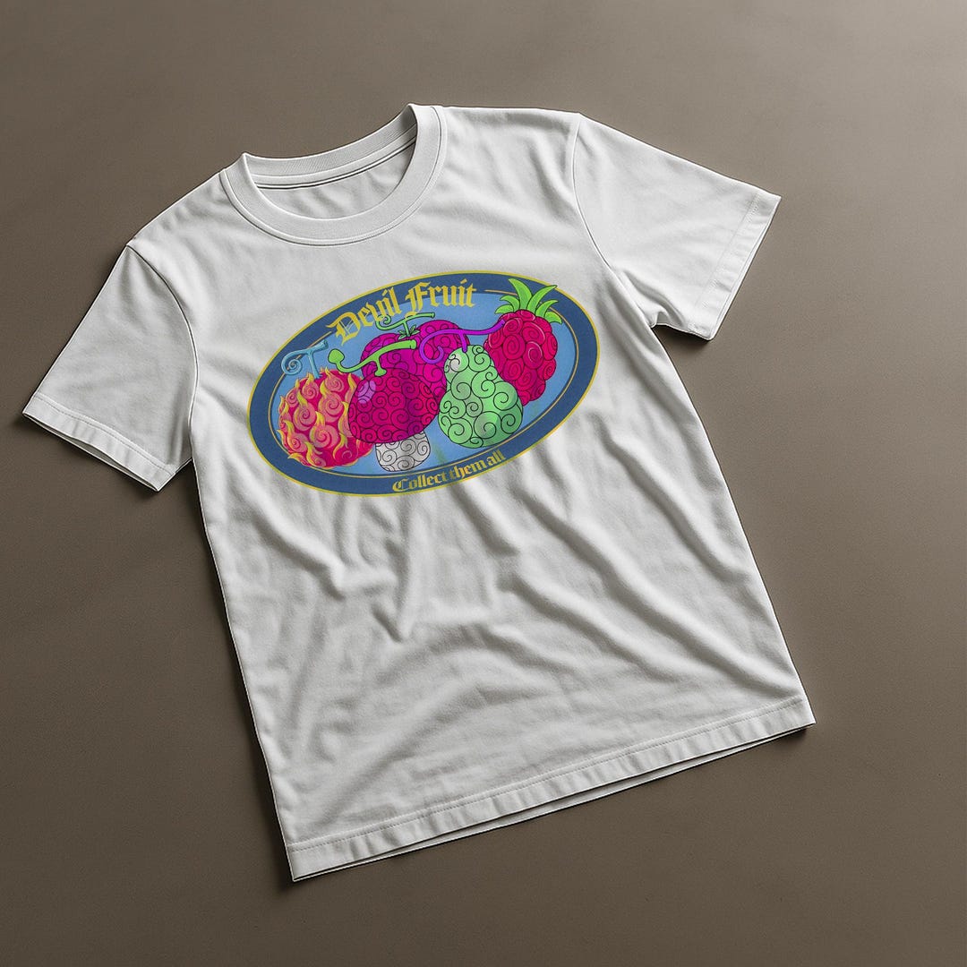 One Piece Anime Art, DEVIL FRUITS PNG Design, Anime Shirt - Etsy