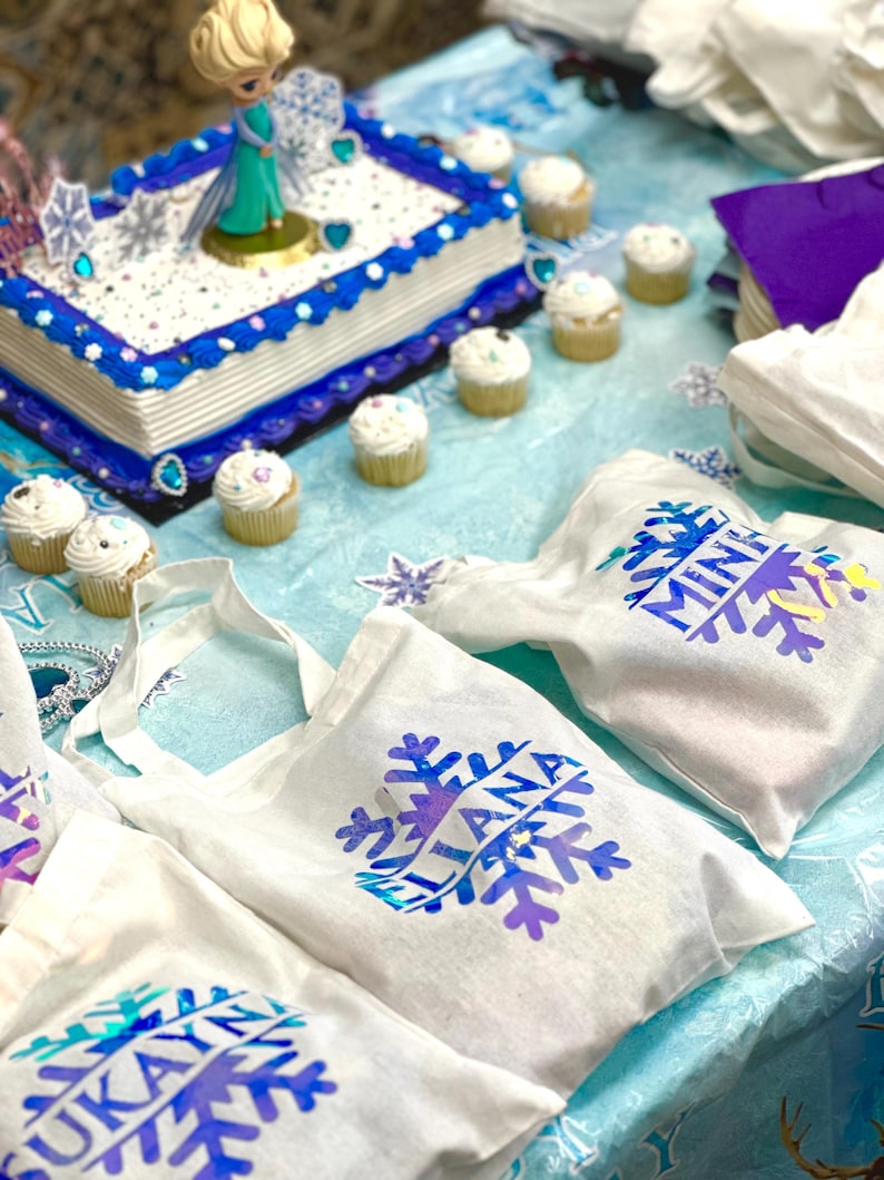 Frozen Theme Goodie Bag Personalized Party Favor Kids Loot Bag ...