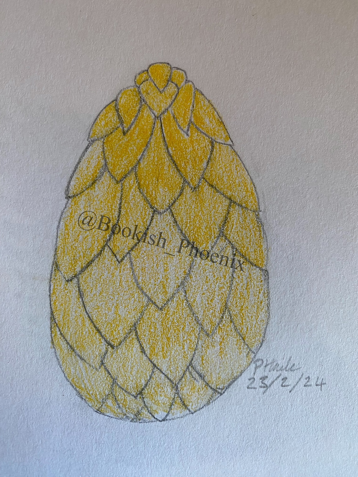DIGITAL - Golden Dragon Egg Drawing - Etsy
