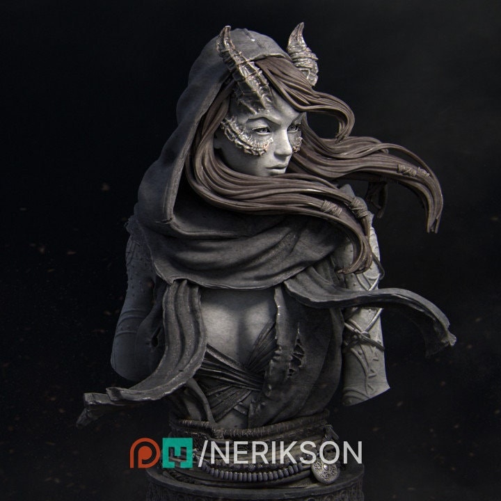 Rowena Bust Nerikson 12k Printing Resolution 3D Printed - Etsy