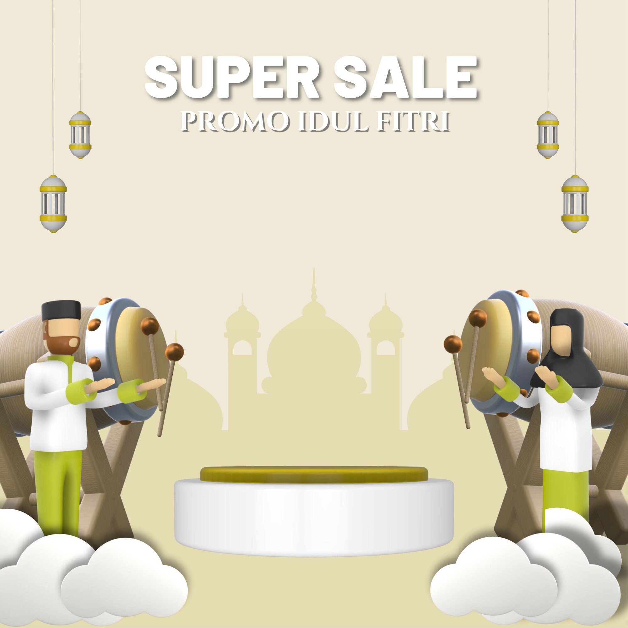 240 Ramadhan & Idul Fitri Banner Templates Kit Designed With Canva ...