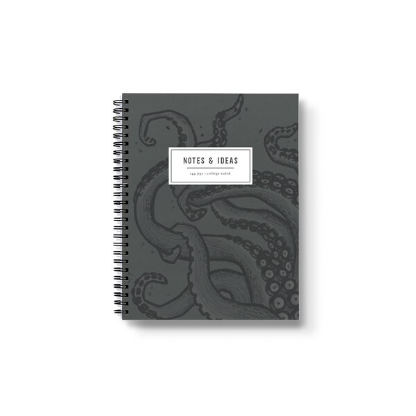 Octopus Notebook - Etsy