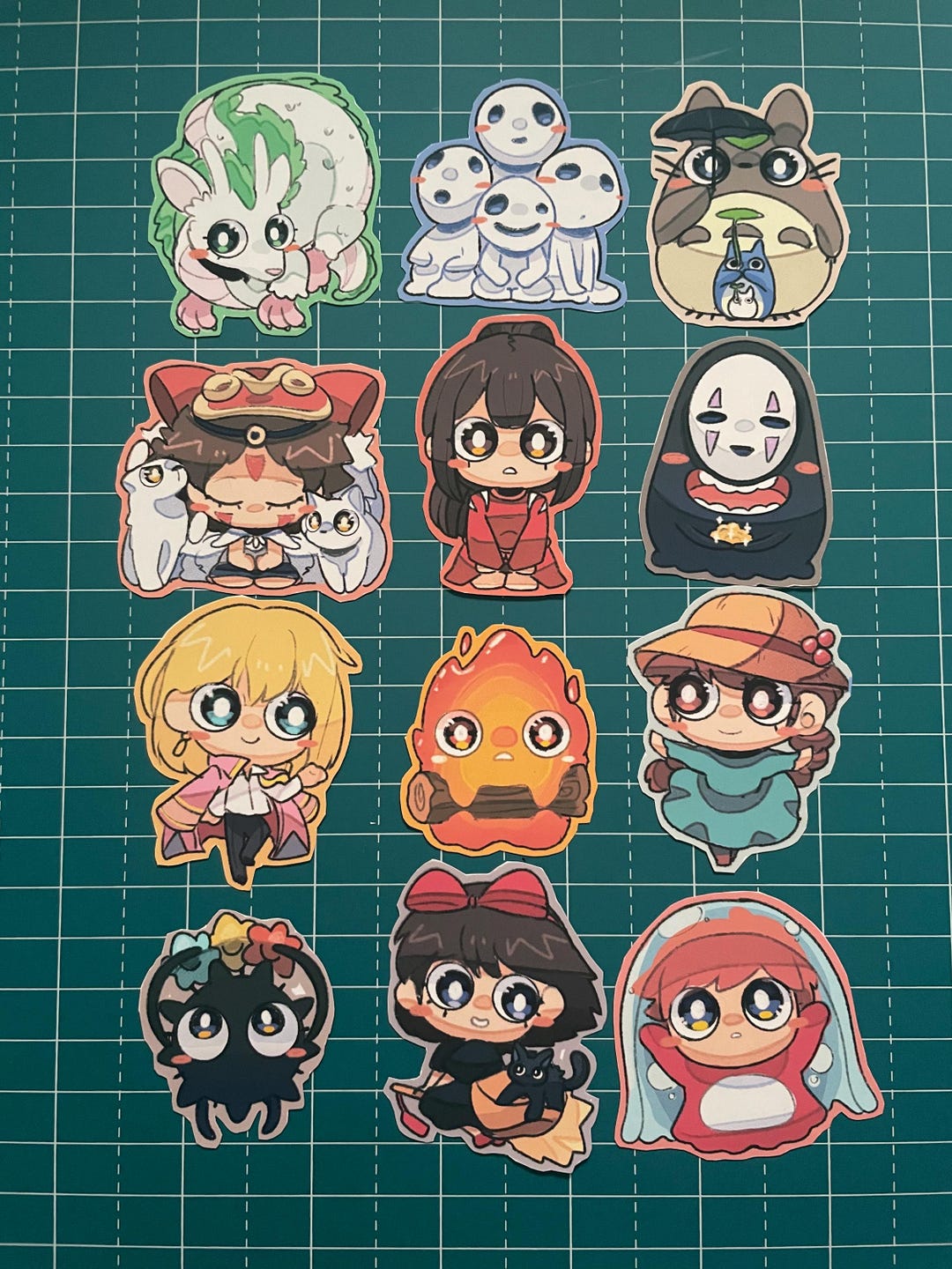 Studio Ghibli Stickers - Haku, Chihiro, No Face/sin Cara, Susuwatari ...