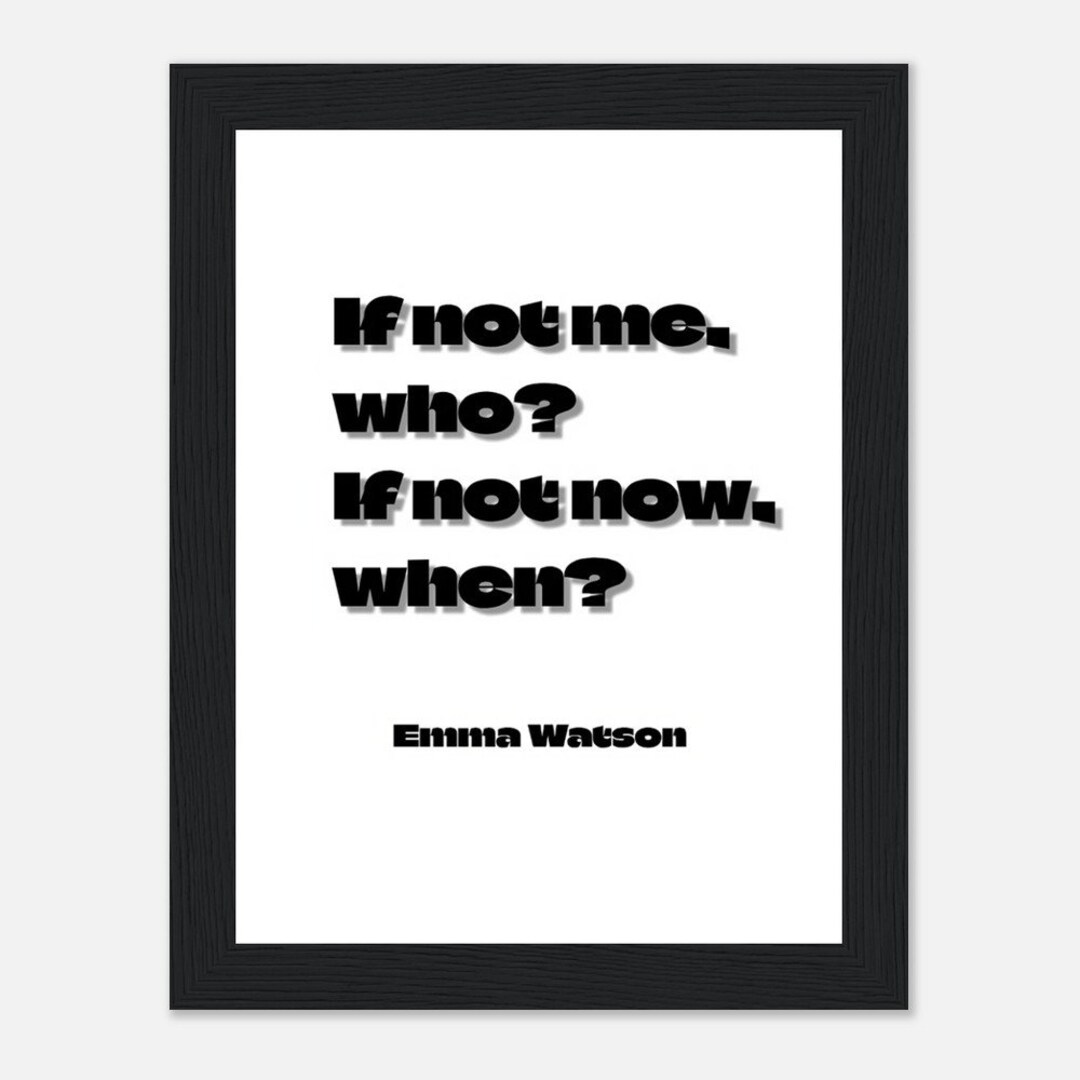 Emma Watson Famous People Motivational Quotes Poster - Etsy