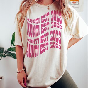 Auntie Est 2023 SVG Niece Svg Aunt Svg Auntie PNG Est Aunt 2023 Svg ...