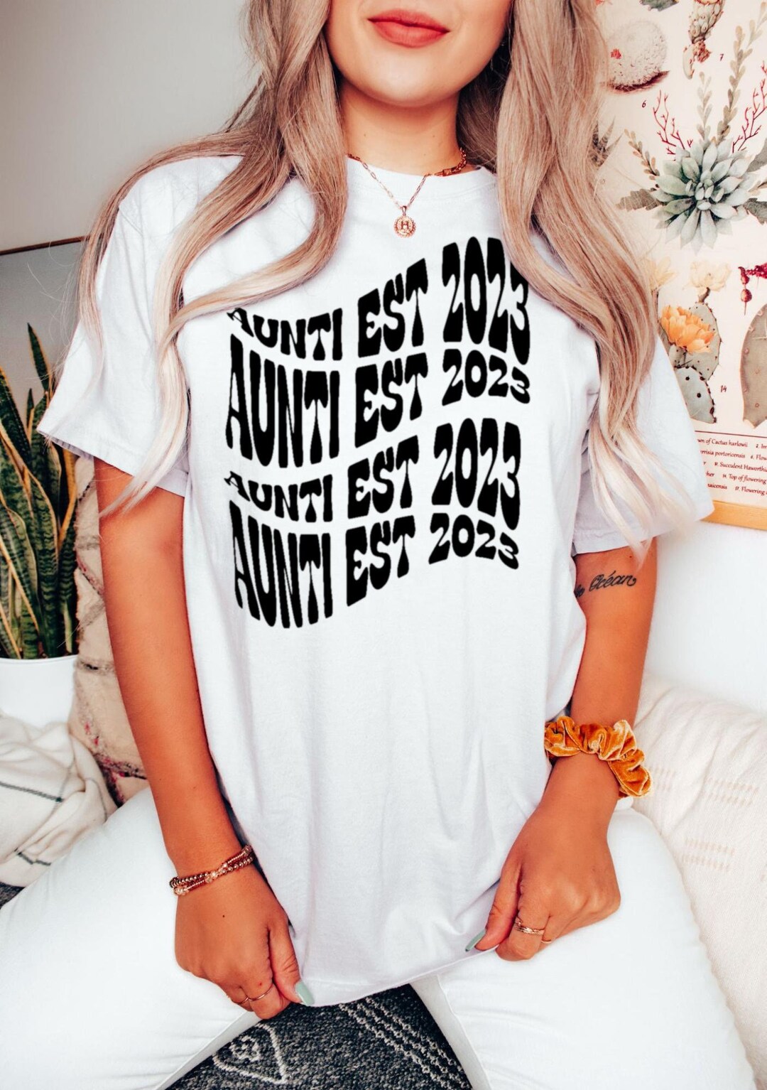 Auntie Est 2023 SVG Niece Svg Aunt Svg Auntie PNG Est Aunt 2023 Svg ...