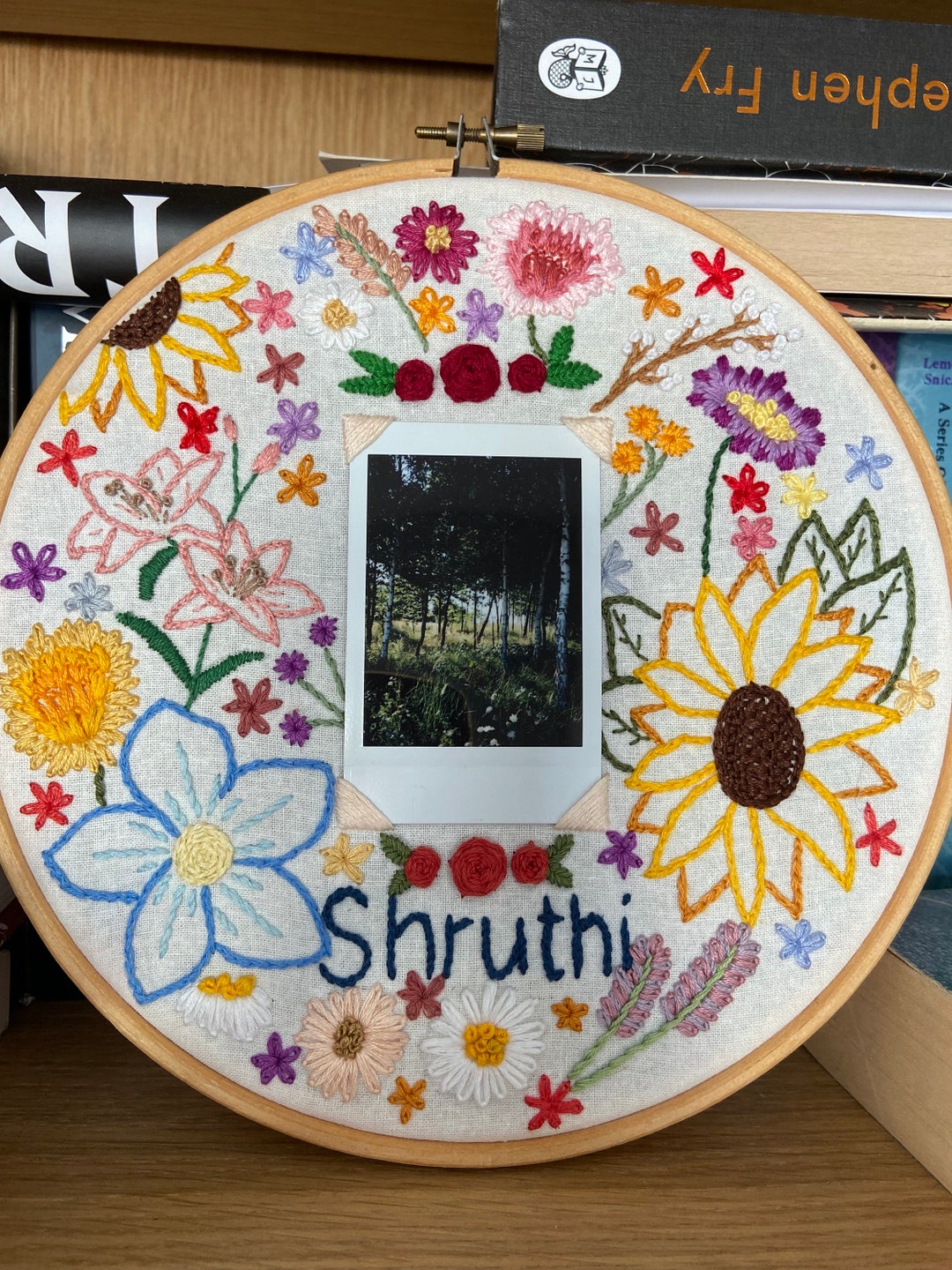 Custom Embroidery Photo Frame - Etsy