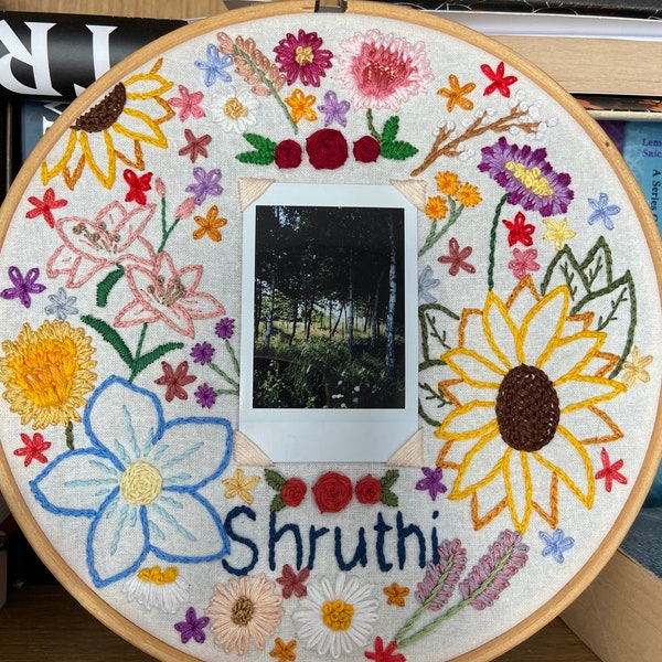 Embroidery Photo Frame - Etsy