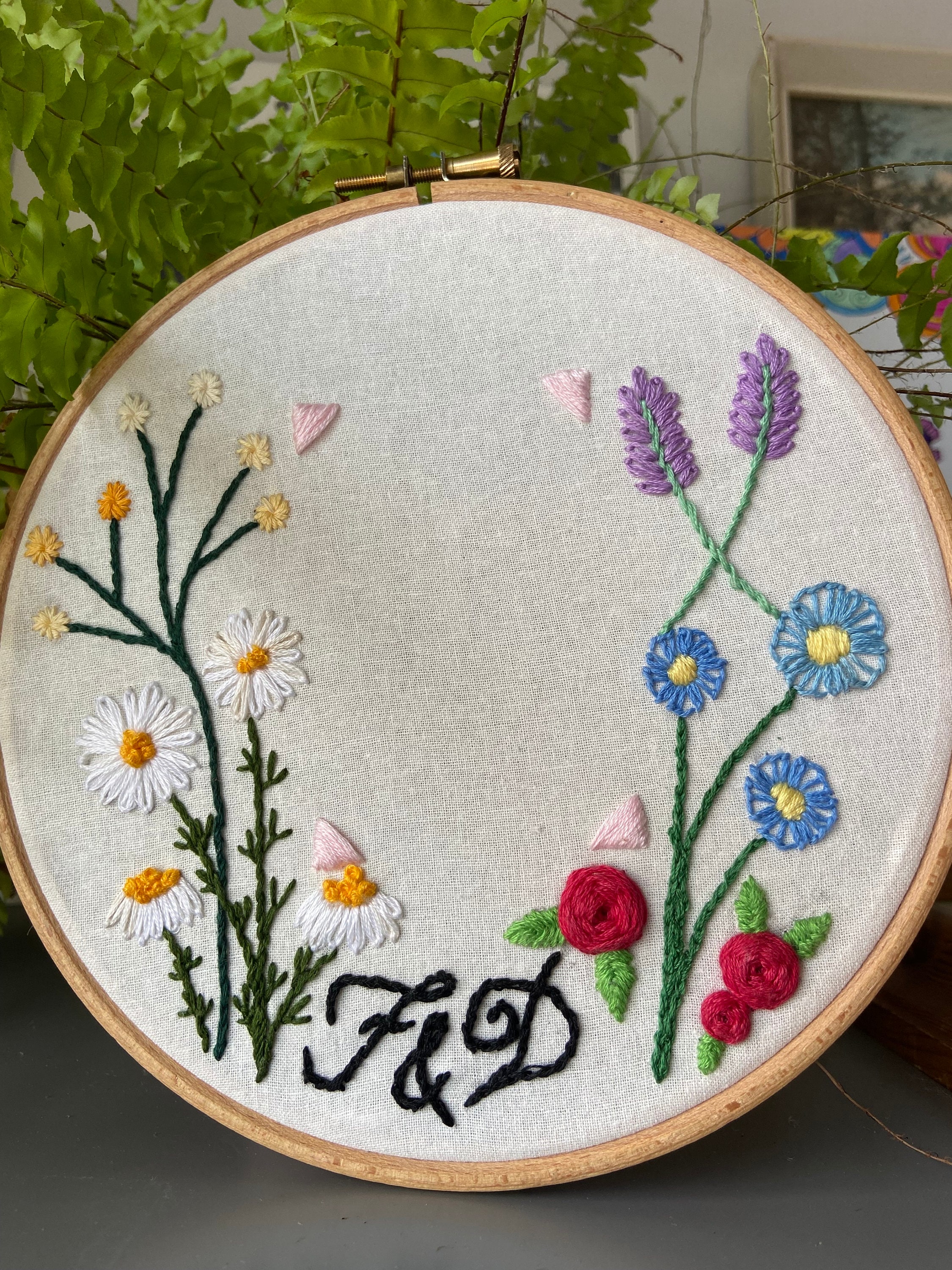 Custom Embroidery Photo Frame - Etsy