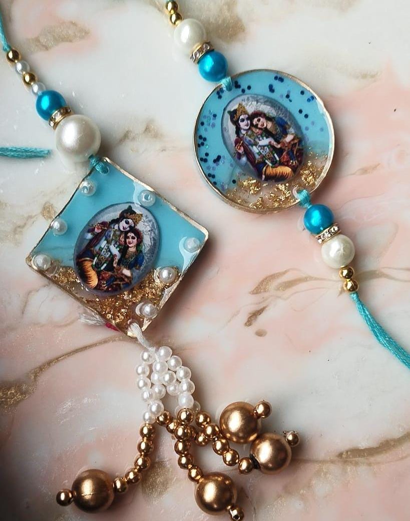 Beautiful Resin Rakhis | Unique Rakhi | Rakshabandhan | Hindu Festival ...