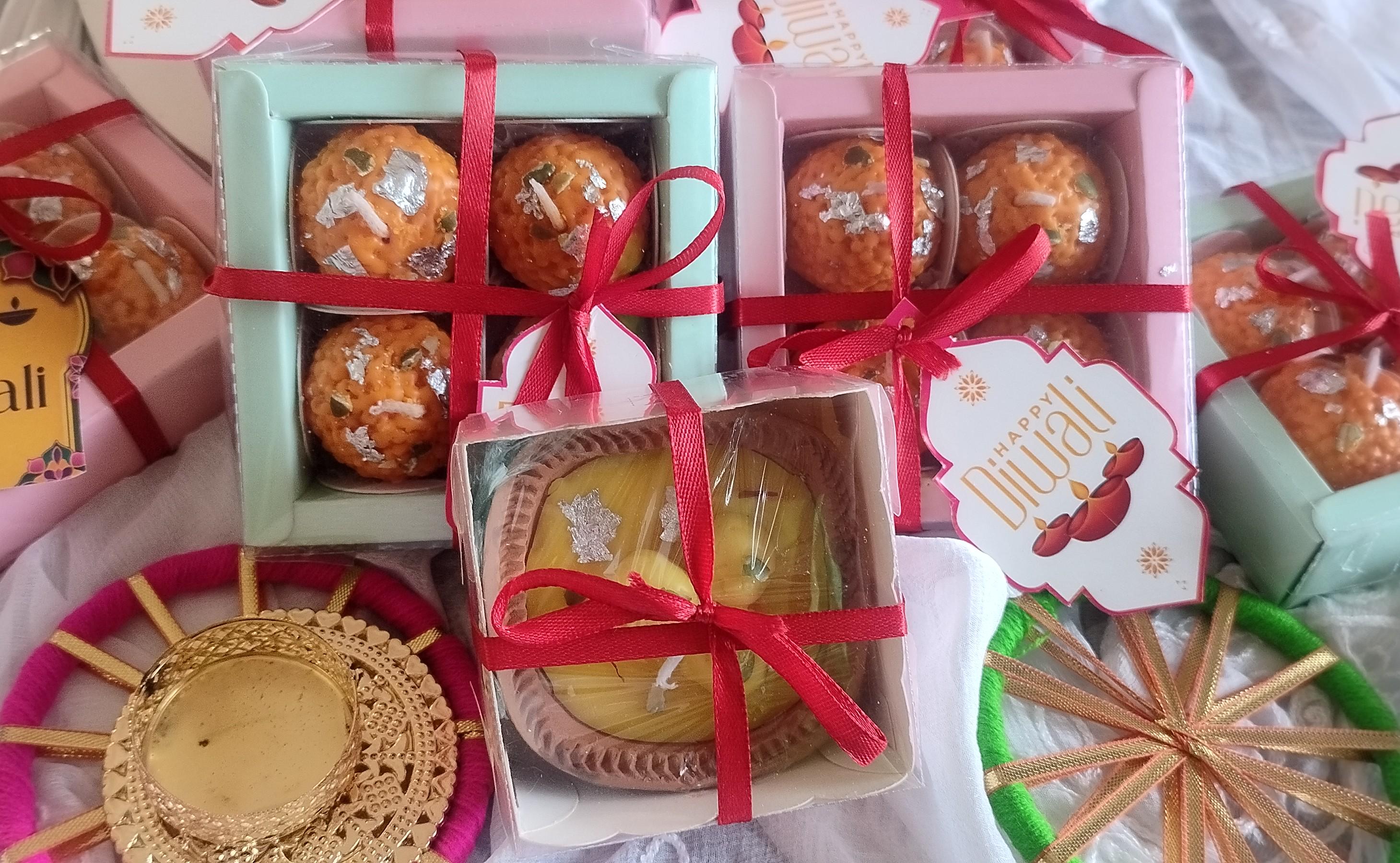 Rasmalai Scented Candle | Diwali Gift, Mithai Candle - Etsy