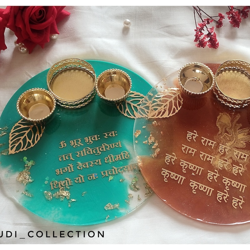 Puja Tray - Etsy UK