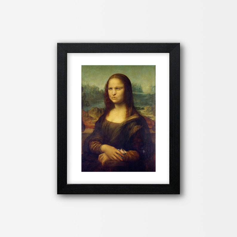 Moaner Lisa - Fun Toilet Humour Hi-res Digital Download - Etsy