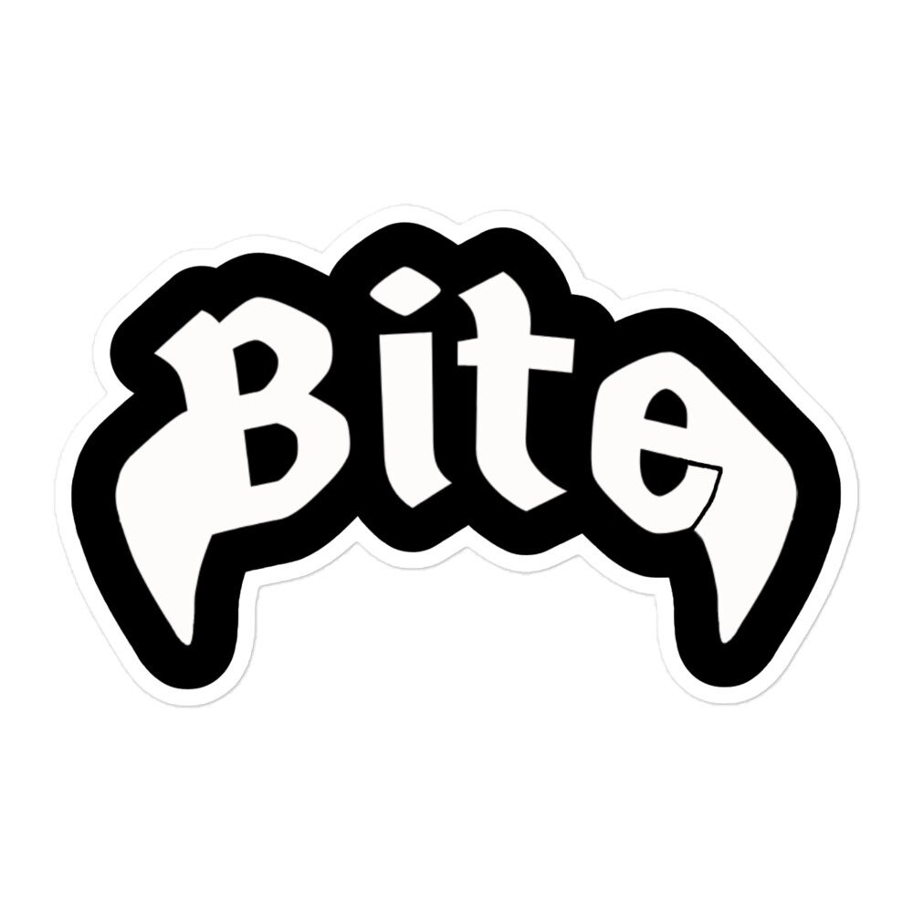 Bite Classic Logo Sticker - Etsy