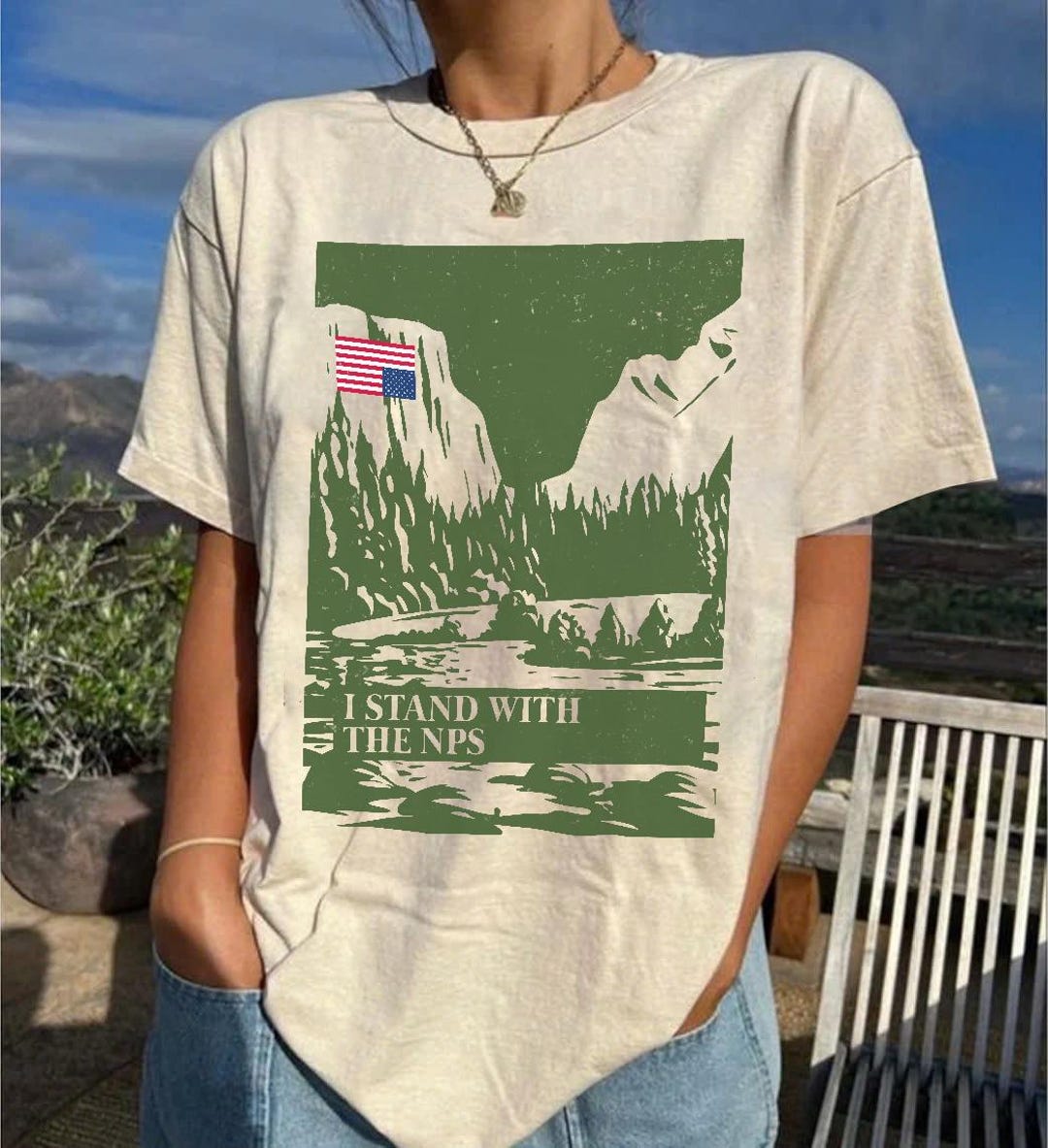 I Stand With the NPS T-shirt, National Park Support Tee, Nature ...