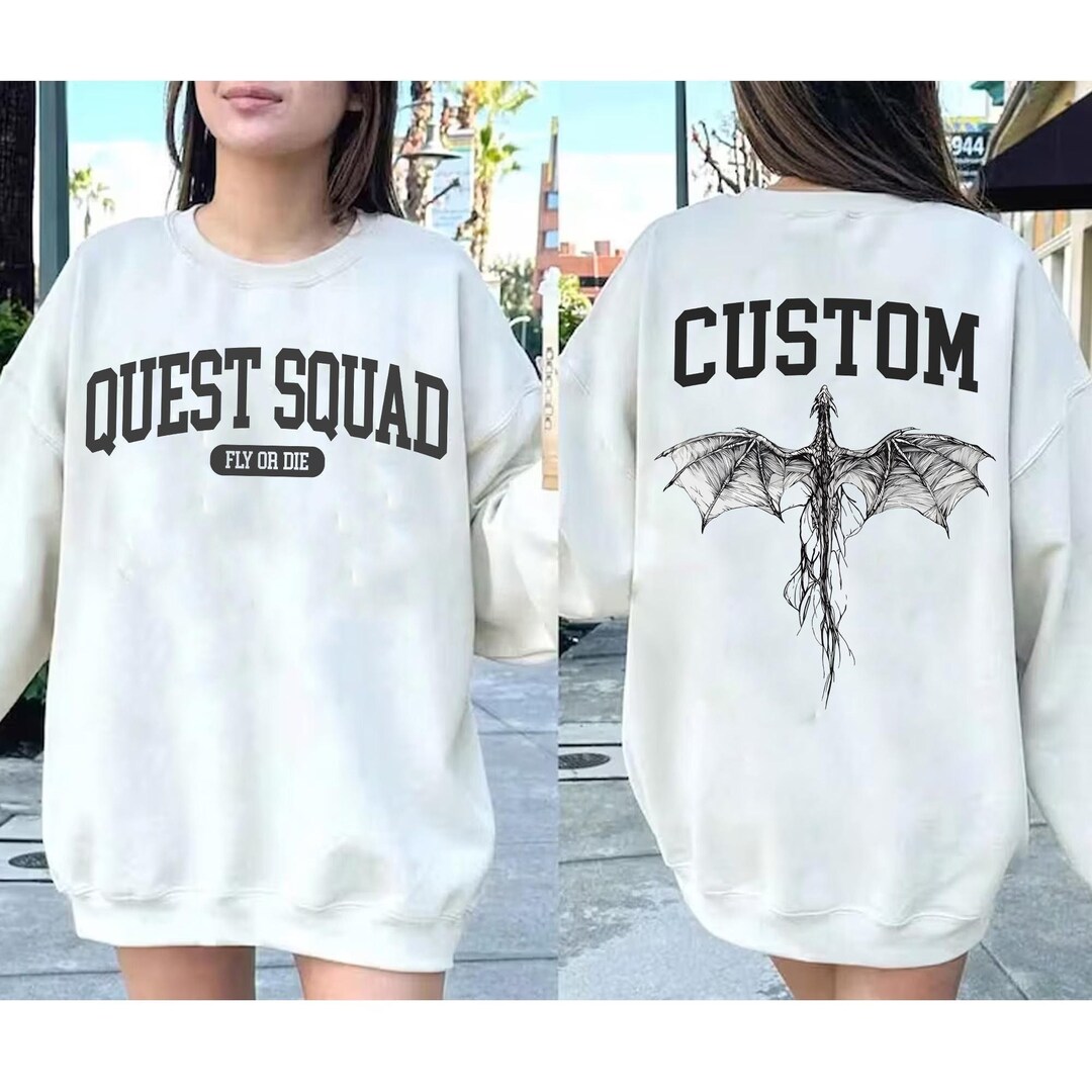 Custom Quest Squad Shirt, Onyx Storm Shirt, Ridoc Fourth Wing Shirt ...