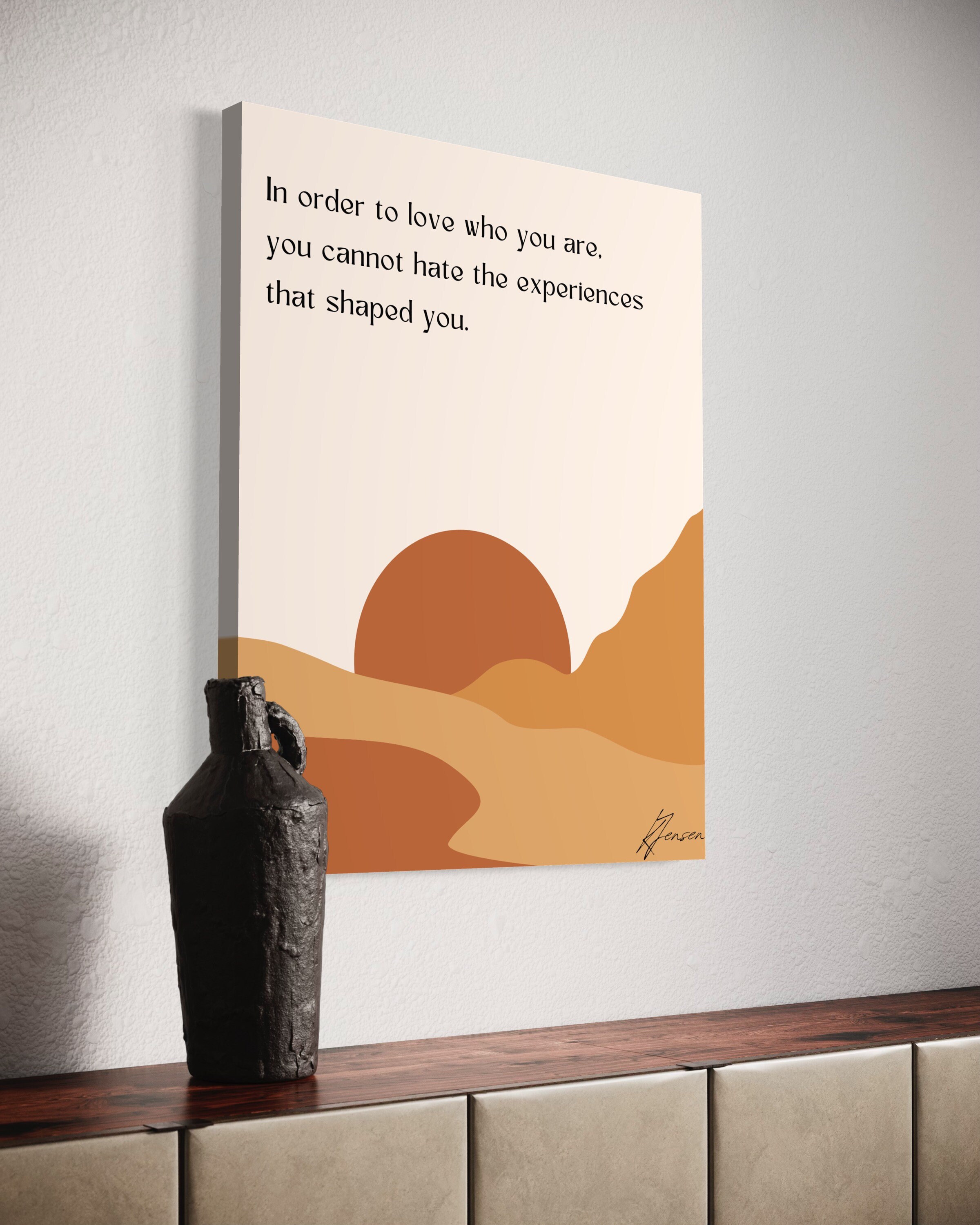Boho Beige Aesthetic Printable Quote Wall Art Digital File Will Be Sent ...