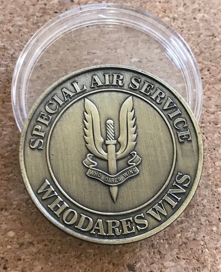 Special Air Service Coin Challenge Coin SAS British Army - Etsy