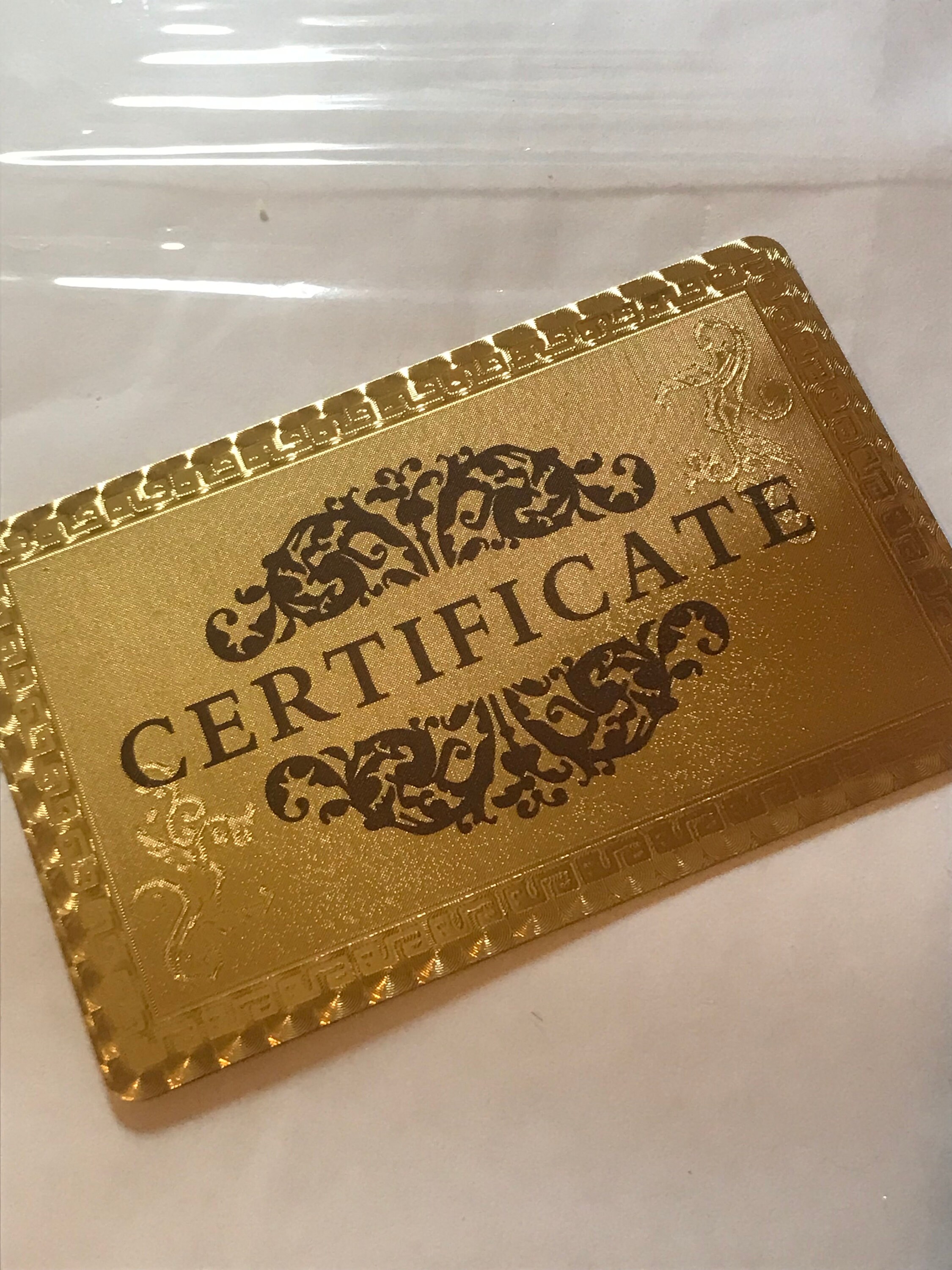 Gold 100 Dollar Bill Complete With Certificate of Authenticity One ...