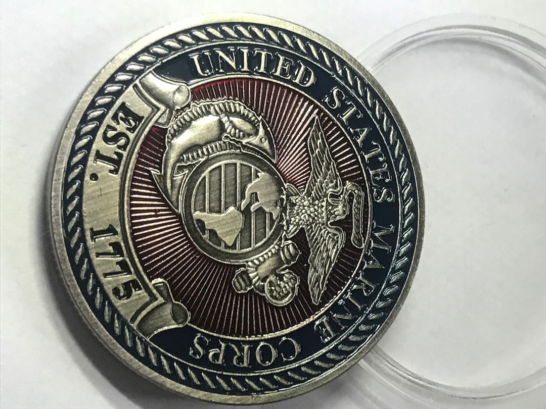 United States Marine Corps Challenge Coin Zest 1775 USMC Coin - Etsy