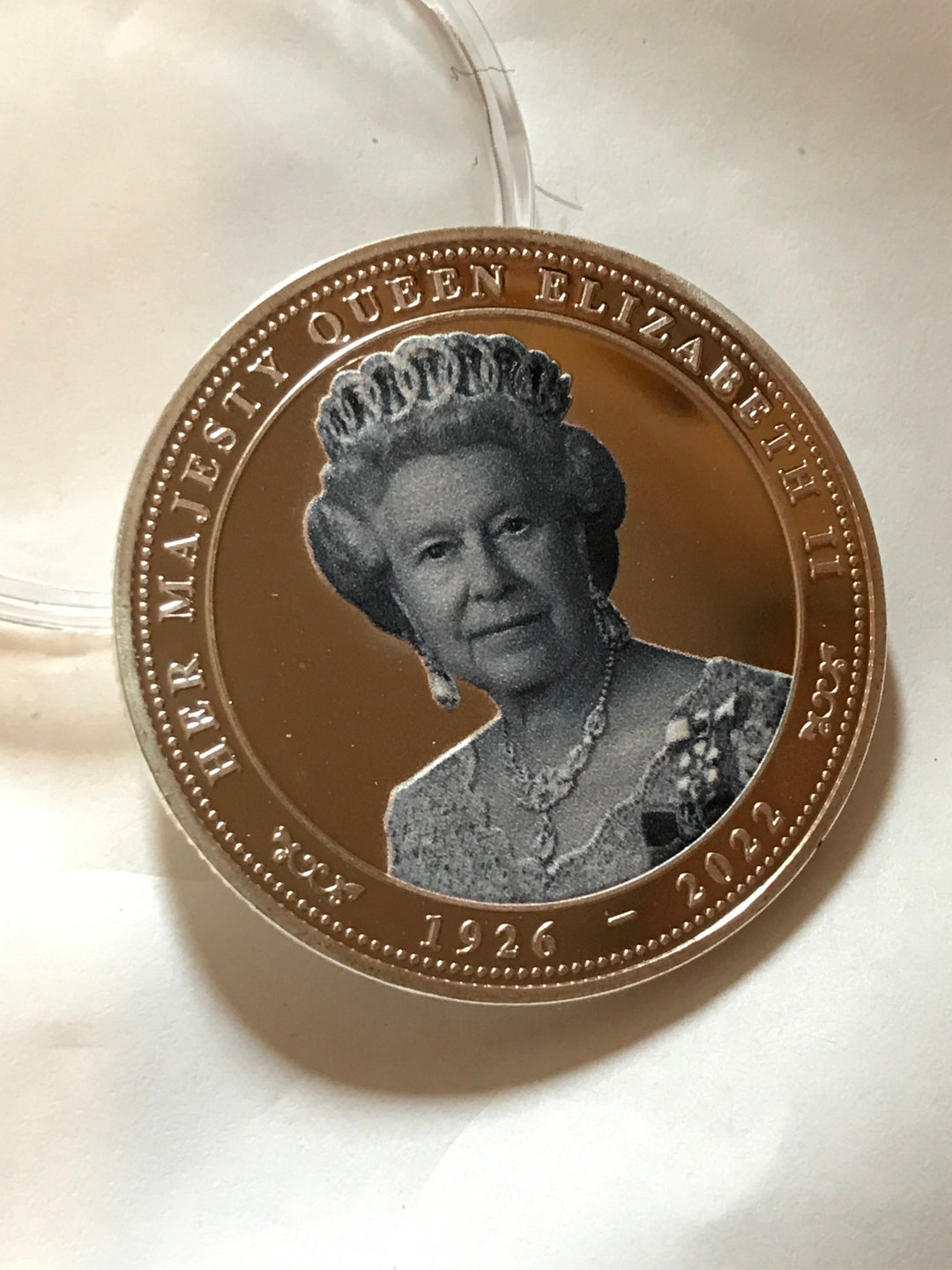 Queen Elizabeth II Coin Celebration of Her Majesty’s Live Silver Plated ...