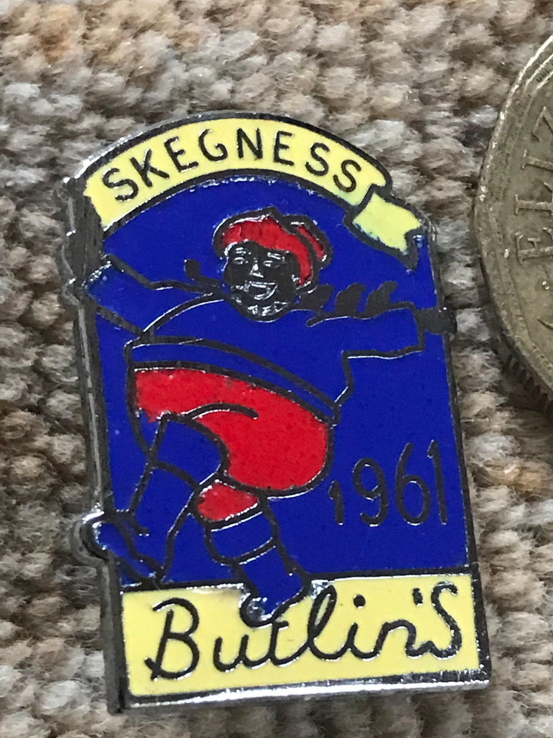 Vintage 1961 Butlins Skegness Pin Badge Collectors Item - Etsy