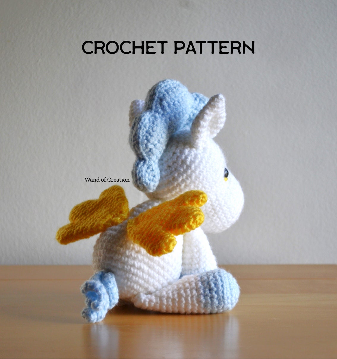 Pegasus Crochet Pattern Winged Horse Amigurumi Pattern | Brightwind - Etsy
