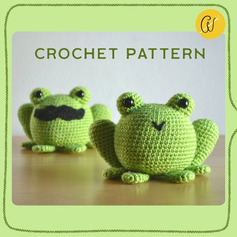 Frog Crochet Pattern - Etsy
