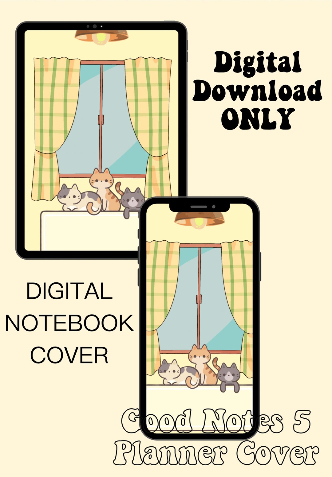 Digital Notebook Cover Digital Download Good Notes 5 Notebook Cover ...