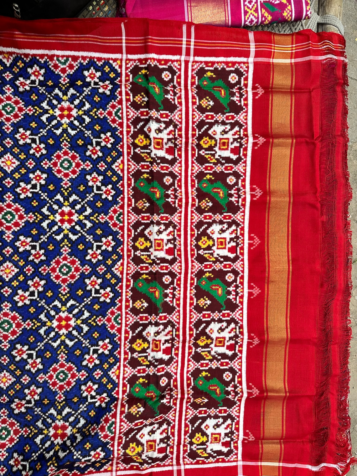 Double Ikat Patola Saree - Etsy