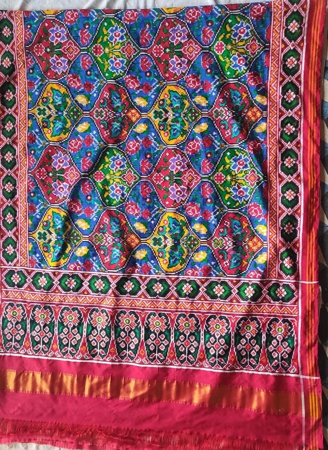 Double Ikat Patola Saree - Etsy