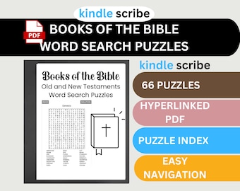 Old Testament Books of the Bible Word Search Puzzle - Etsy