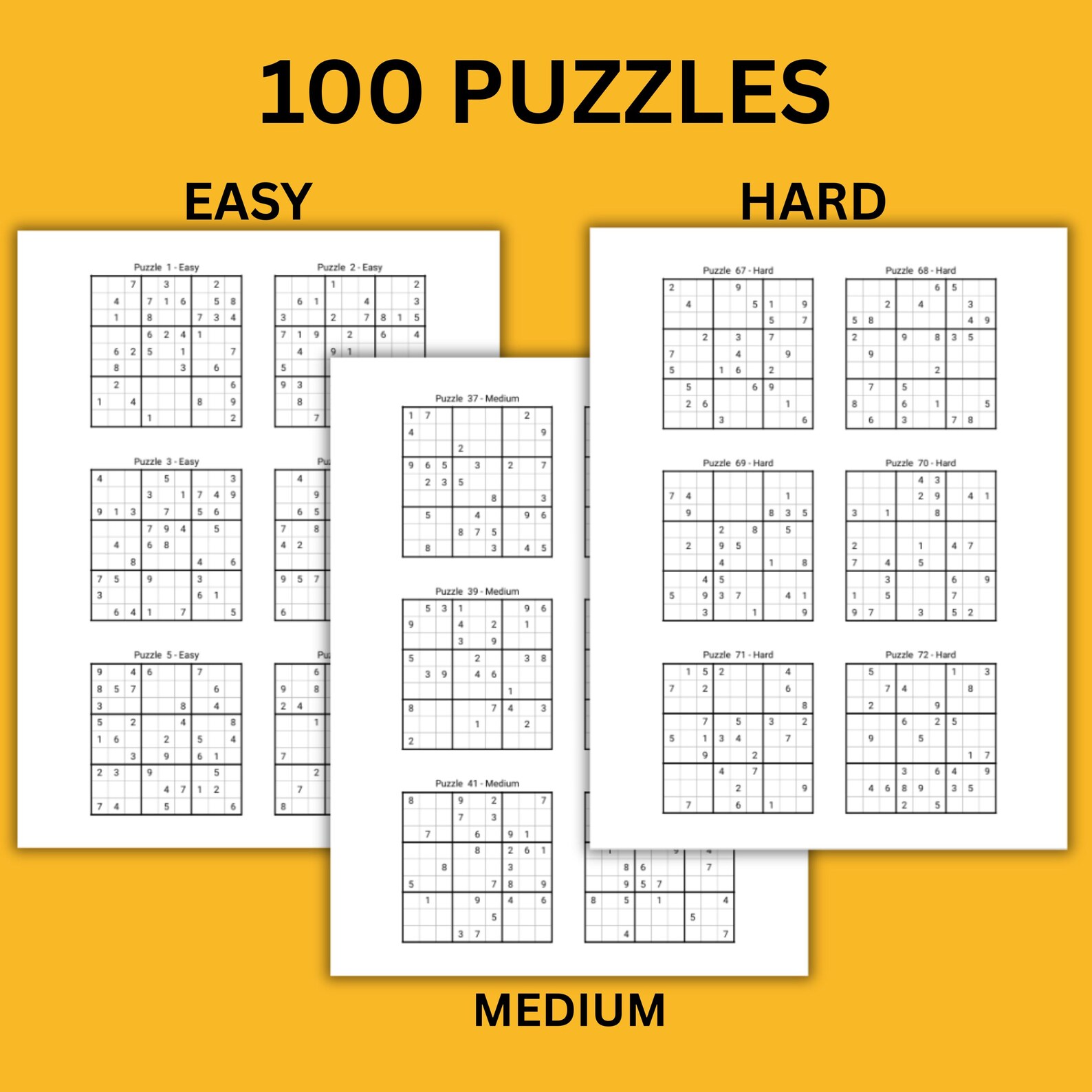 Letter Sudoku Puzzles: 100 Printable Alphabet Games (instant Download ...