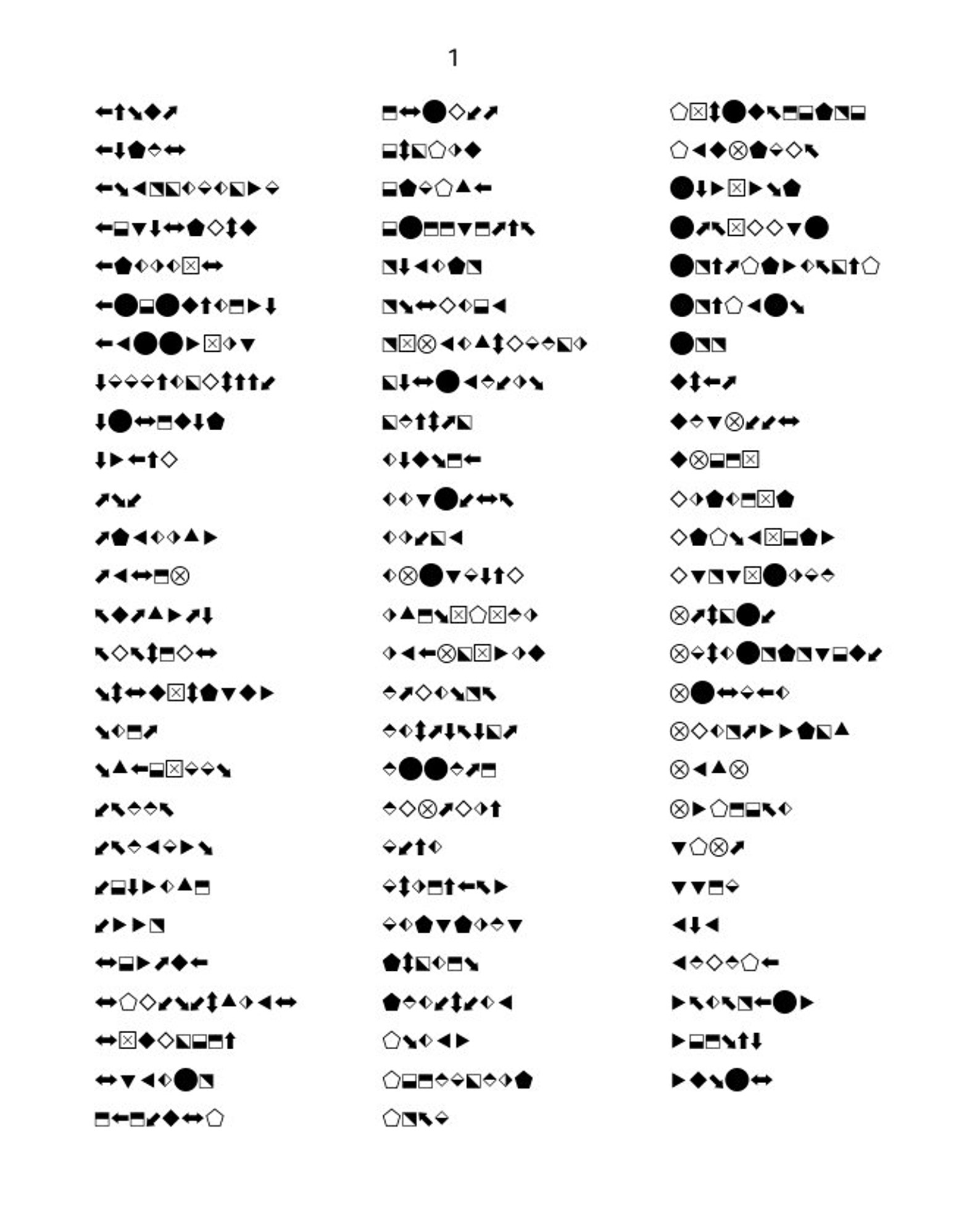 25 Huge Symbol Search Puzzles: Large Print (digital Download) - Etsy