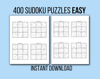 Sudoku Puzzles - Easy Level Collection - Volume 2 | 300 Printable Easy ...
