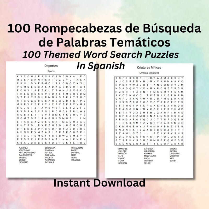 Big Christmas Word Search - Etsy