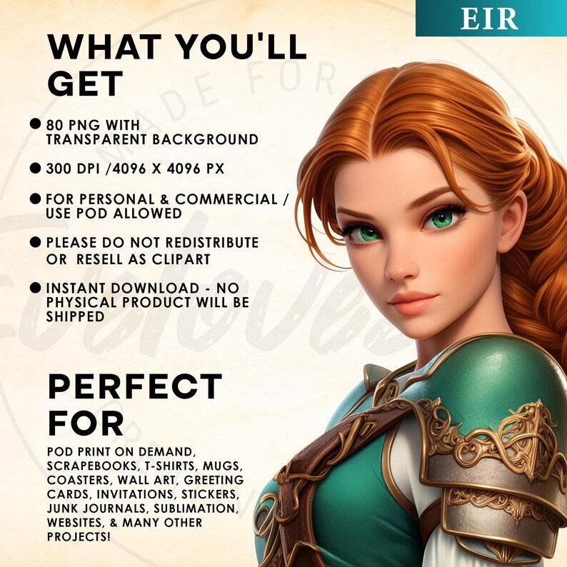 80 Celtic God Goddess Clipart Bundle,mythological Art,celtic Mythology ...