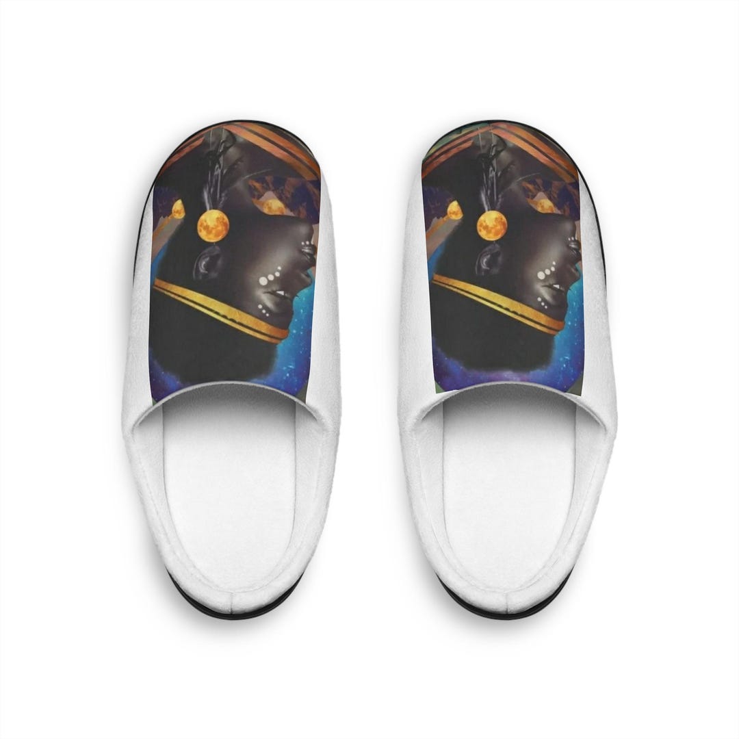 Cosmic Women's Indoor Slippers Galaxy Print, House Shoes, Galaxy-themed ...