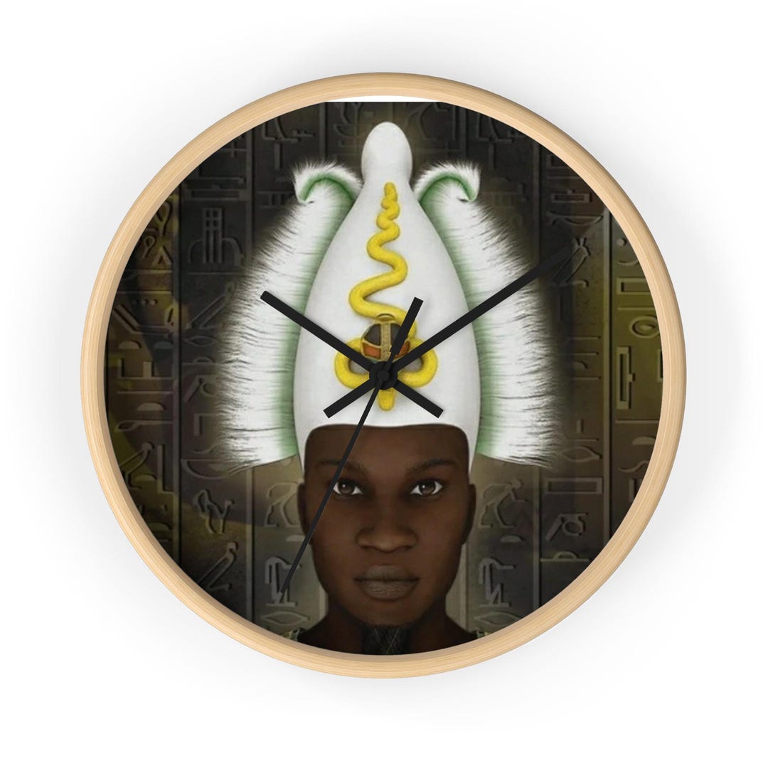 Mystical African Wall Clock, Home Decor, Unique Gift, Cultural Art ...