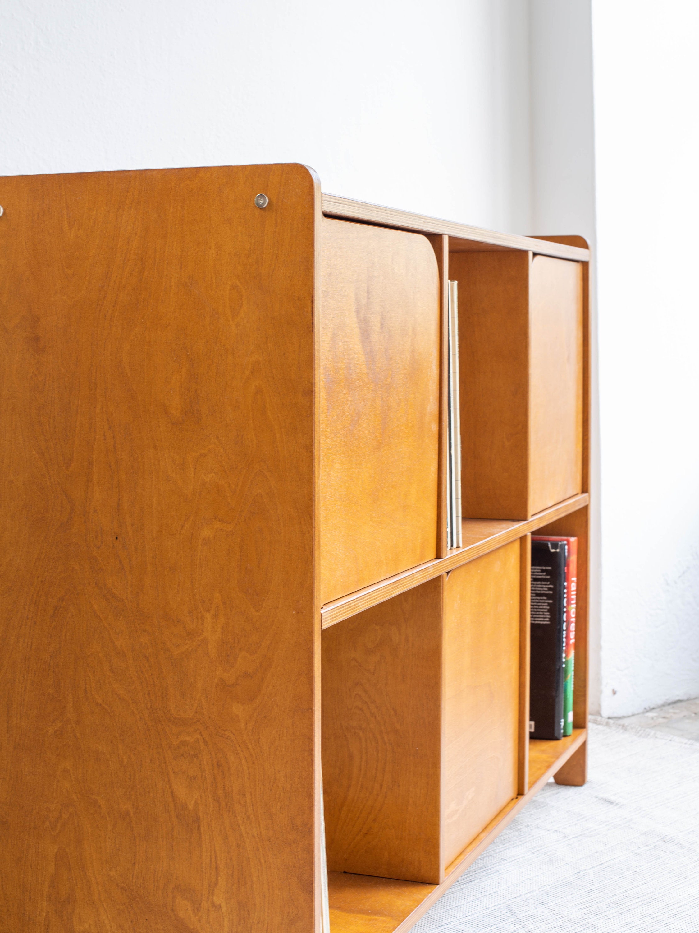 Versatile Wood Sideboard for Storage and Display, Multi-compartment ...
