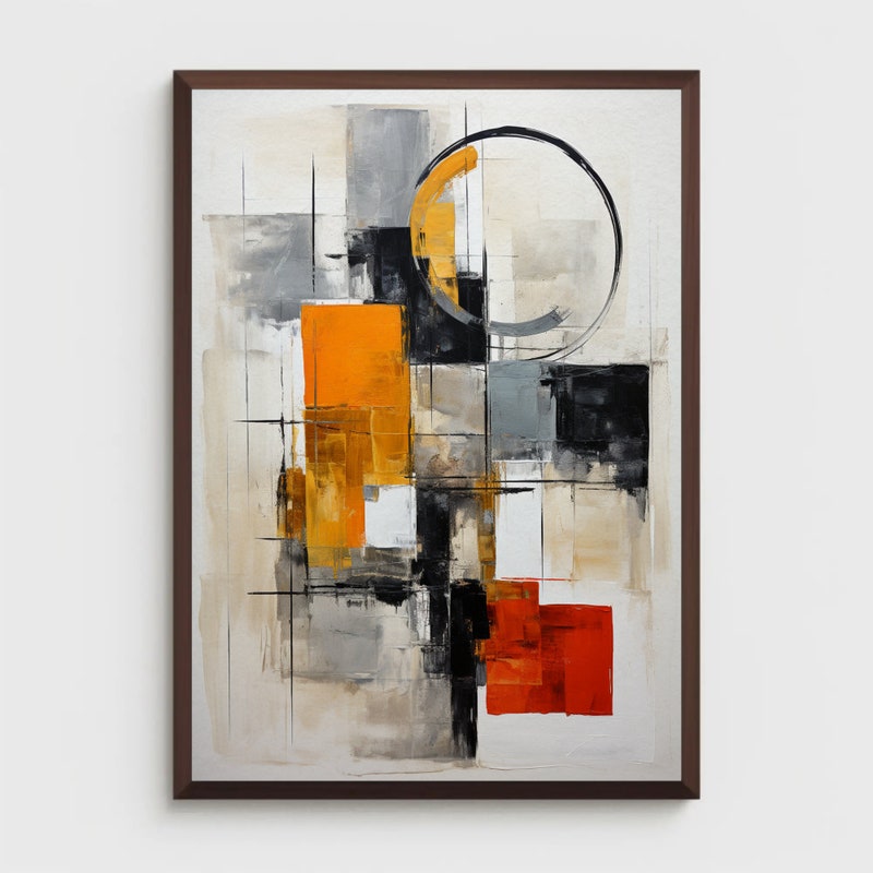 Bold Abstract Art - Etsy