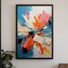 N03 Large Colorful Vibrant Wall Art Print Bold Bright Abstract - Etsy