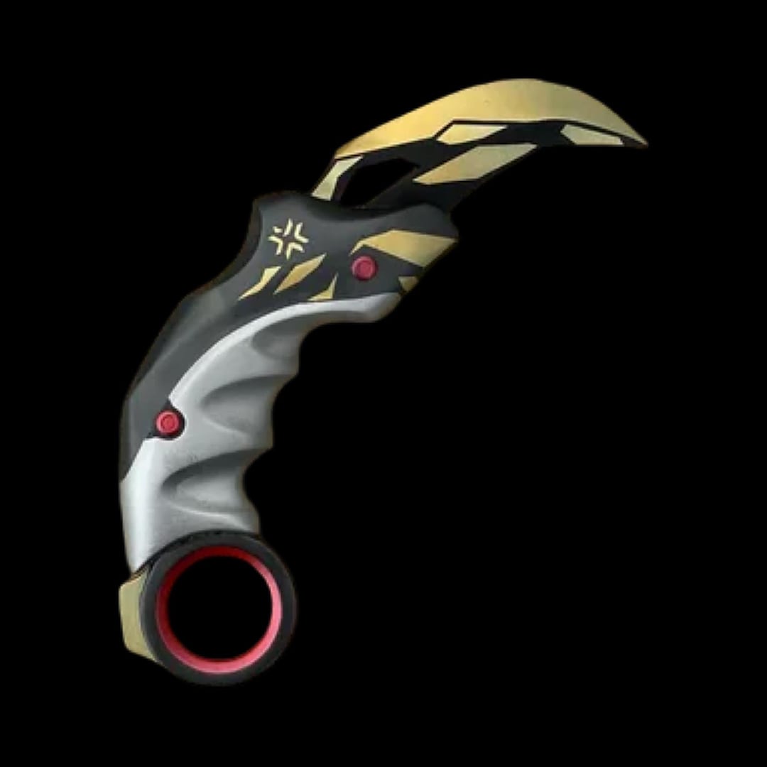 Valorant Champions Karambit Knife | STL File for 3D Printing | Gold ...